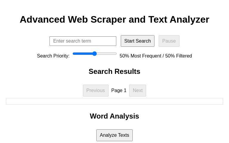 Advanced Web Scraper and Text Analyzer ― Perchance Generator