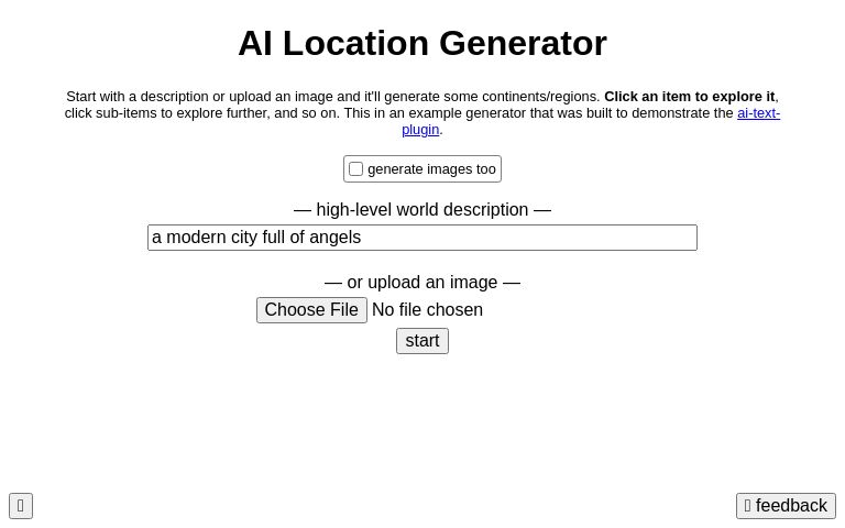 AI Location Generator