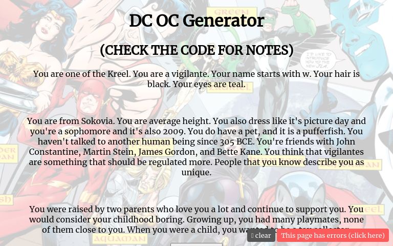 DC OC Generator