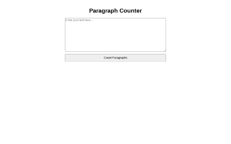 Paragraph Counter ― Perchance Generator