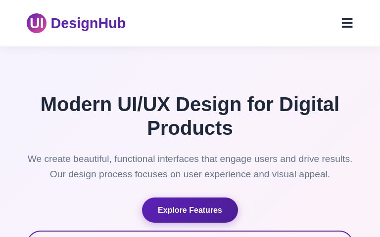 Modern UI/UX Design for Digital Products ― Perchance Generator