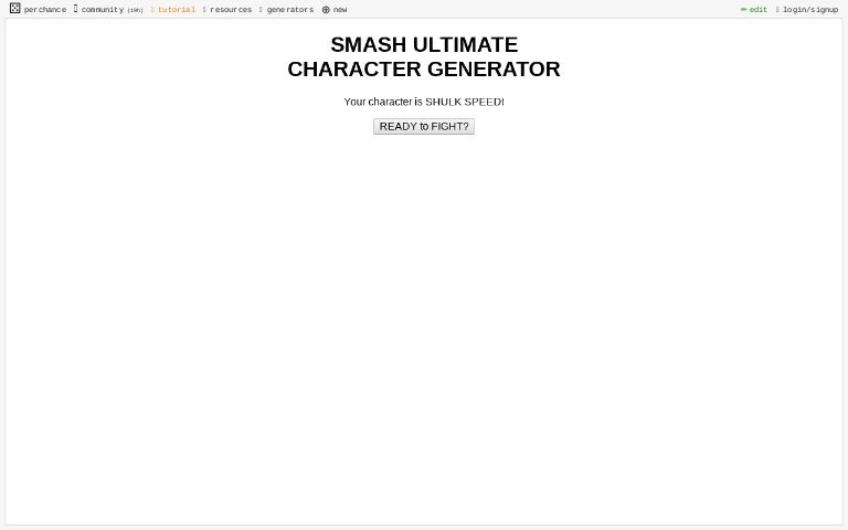 Recently Updated Generators ― Perchance