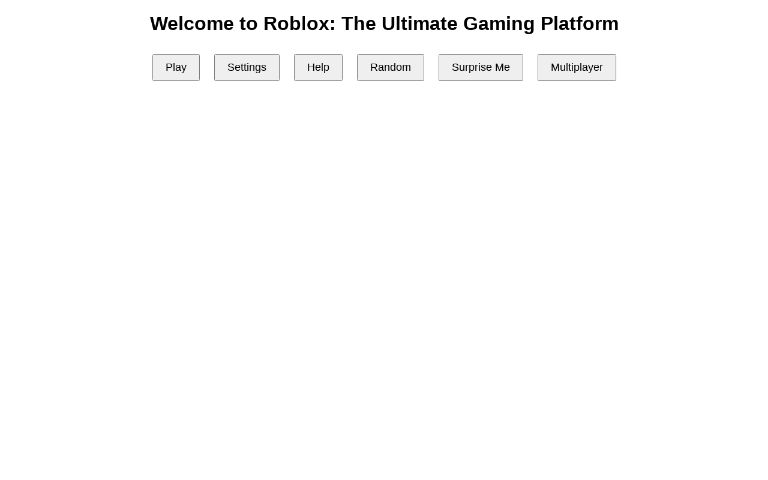 Welcome to Roblox: The Ultimate Gaming Platform ― Perchance Generator