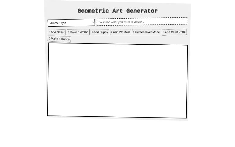 Geometric Art Generator