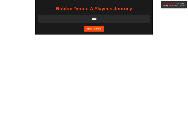 Roblox Doors: A Player's Journey ― Perchance Generator