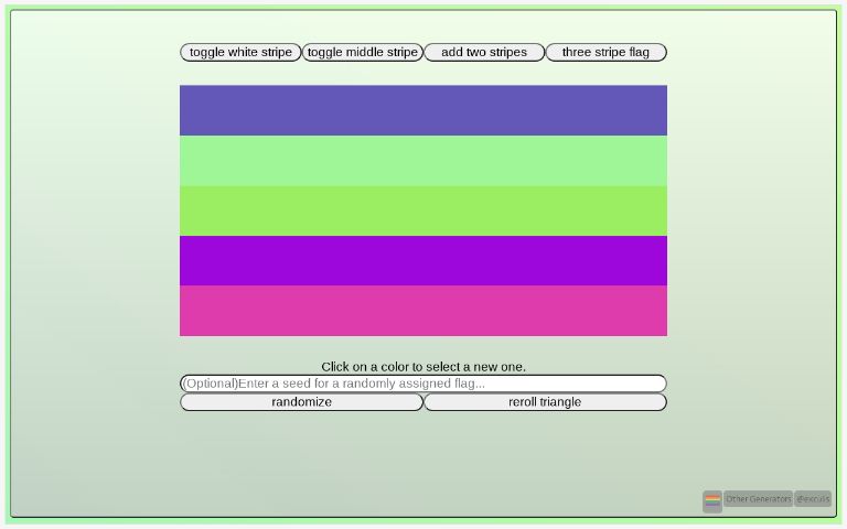 Pride Flag Generator