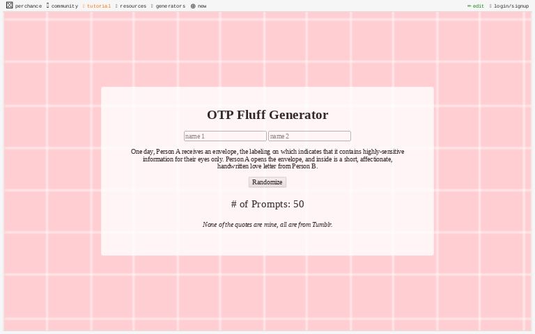 OTP Fluff Generator