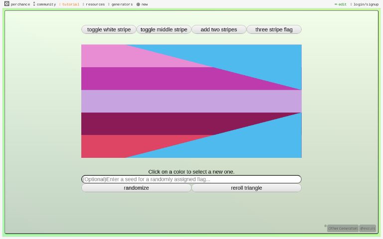Pride Flag Generator