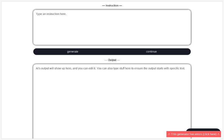 Coding Ai ― Perchance Generator