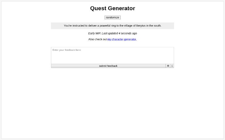 Quest Generator