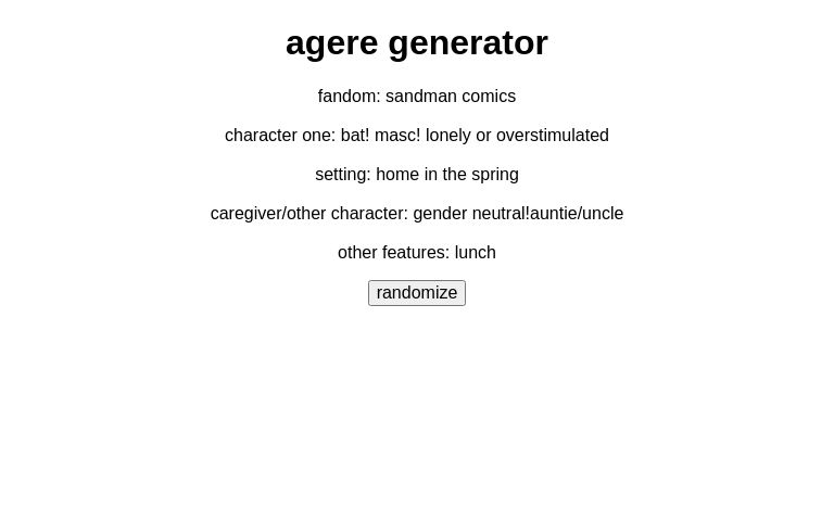 agere generator
