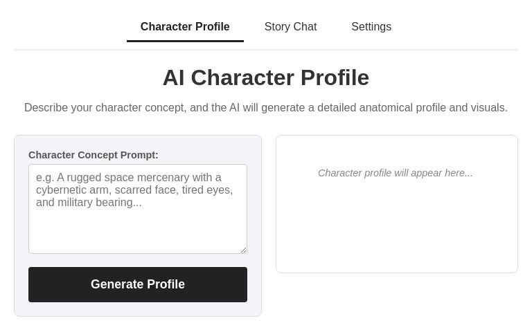 AI Character Profile ― Perchance Generator
