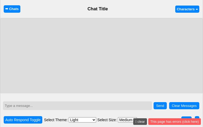 Chats ― Perchance Generator