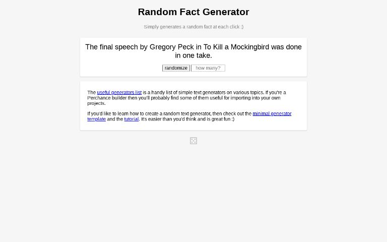 Random Fact Generator