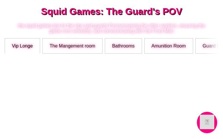 Squid Games: The Guard's POV ― Perchance Generator