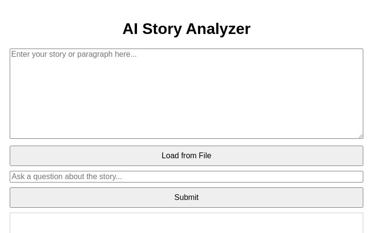 AI Story Analyzer ― Perchance Generator