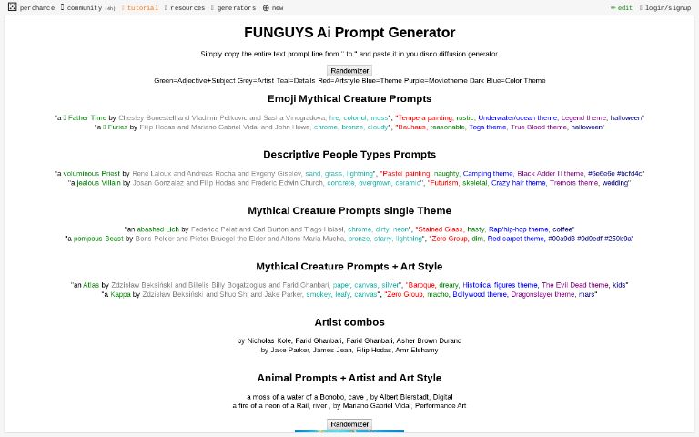 FUNGUYS Ai Prompt Generator