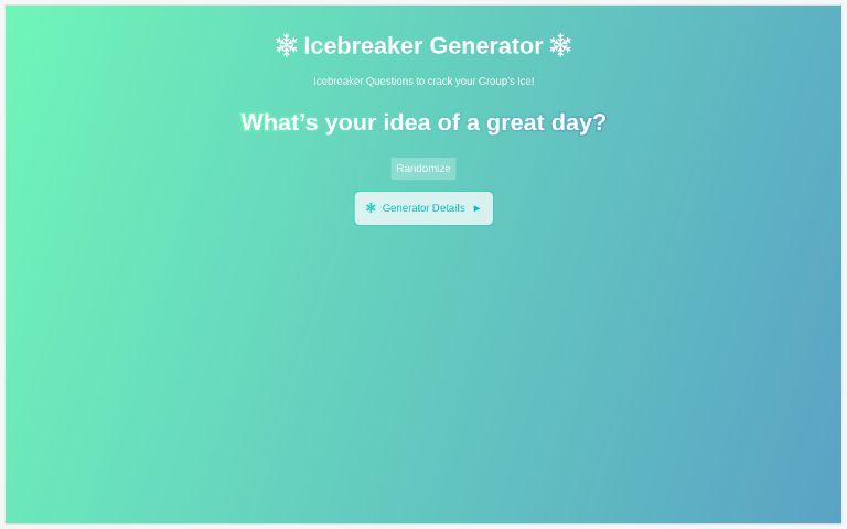 Icebreaker Generator