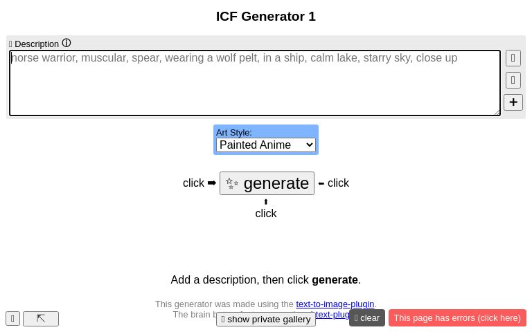 ICF1 ― Perchance Generator