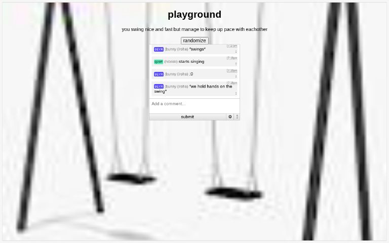playground ― Perchance Generator