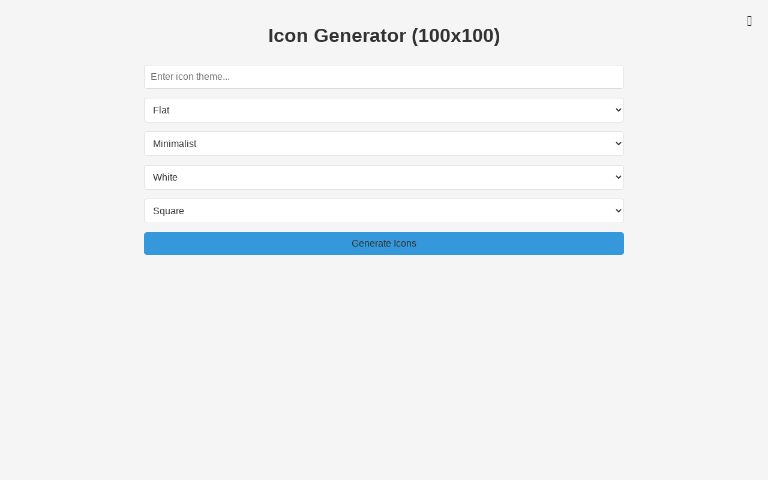 Icon Generator (100x100)