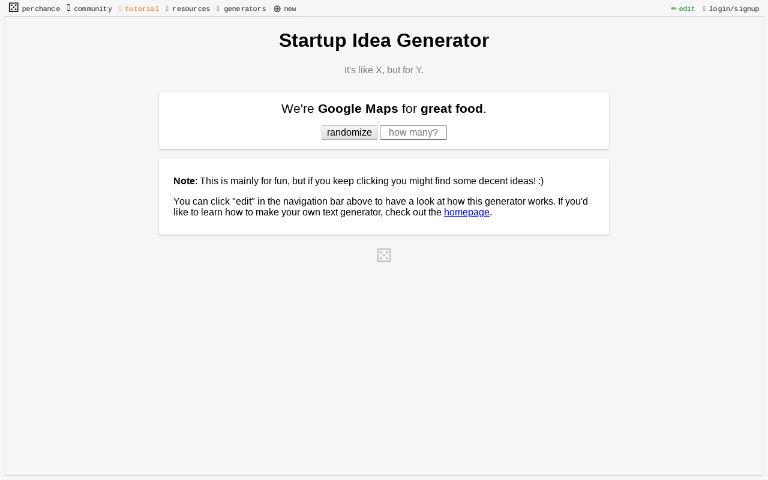 Startup Idea Generator