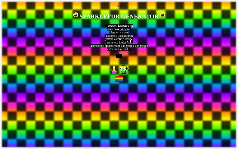 SPARKLEFUR GENERATOR