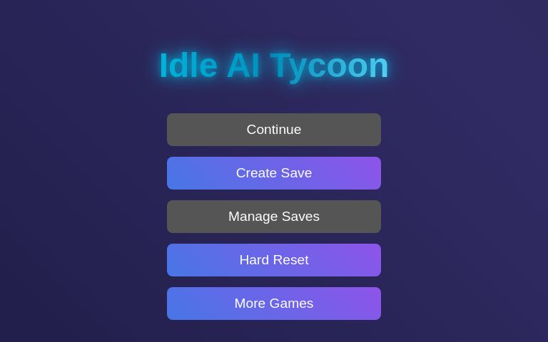 Idle AI Tycoon ― Perchance Generator