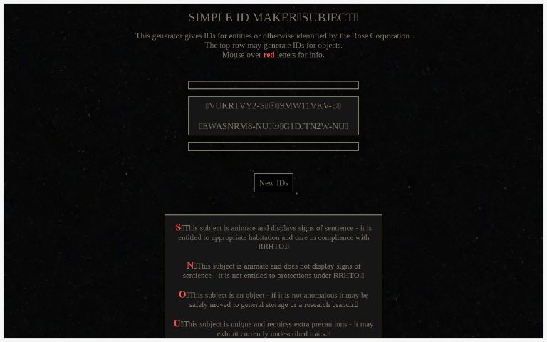 Idmakersub ― Perchance Generator