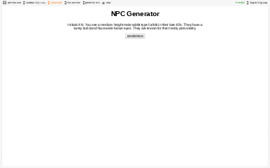 NPC Generator