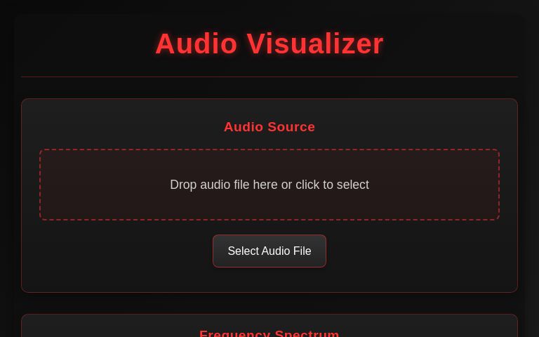 Audio Visualizer ― Perchance Generator