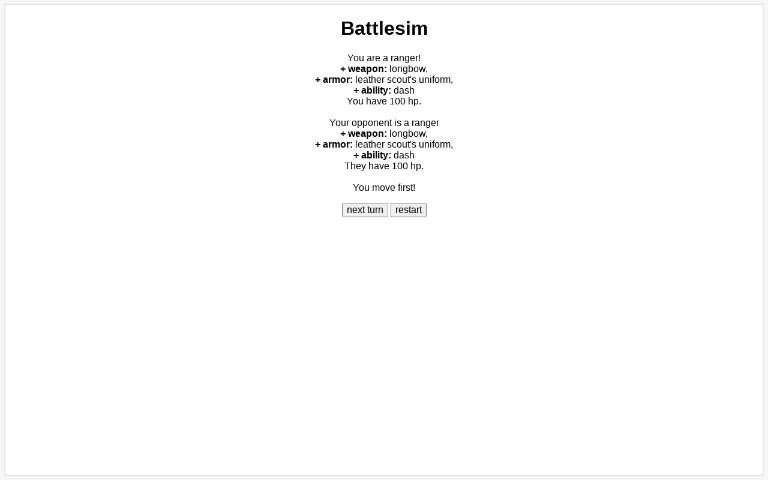 Battlesim ― Perchance Generator