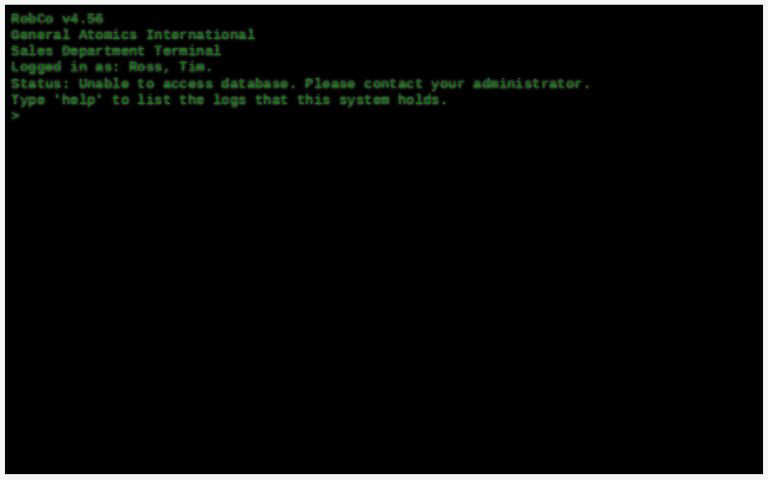 Fallout Terminal ― Perchance Generator