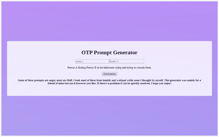 OTP Prompt Generator