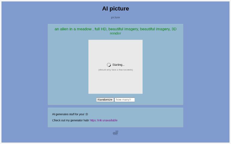 AI picture ― Perchance Generator