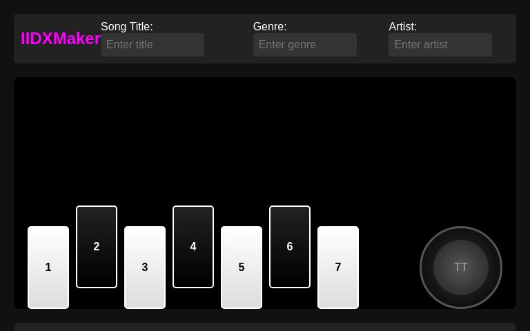 Iidxmaker ― Perchance Generator