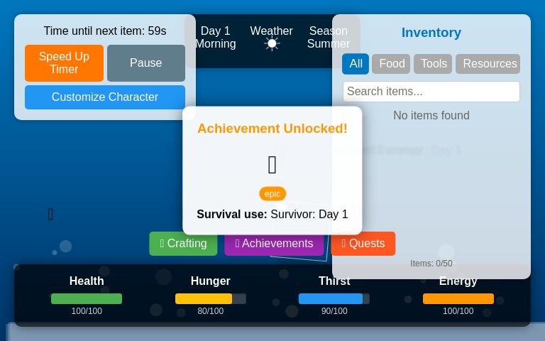 Game Over ― Perchance Generator