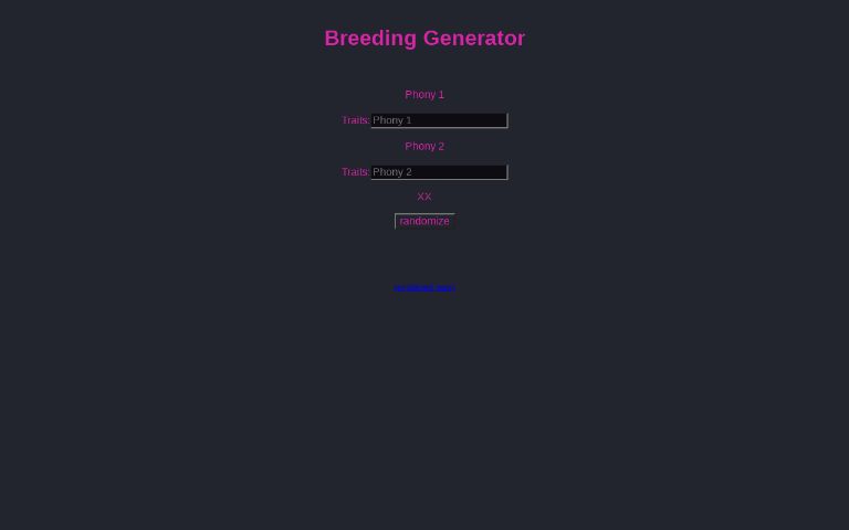 Breeding Generator