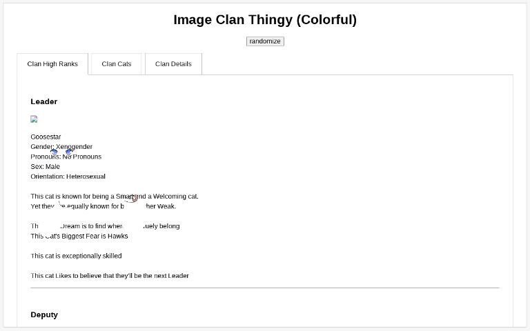 Image Clan Thingy (Colorful) ― Perchance Generator