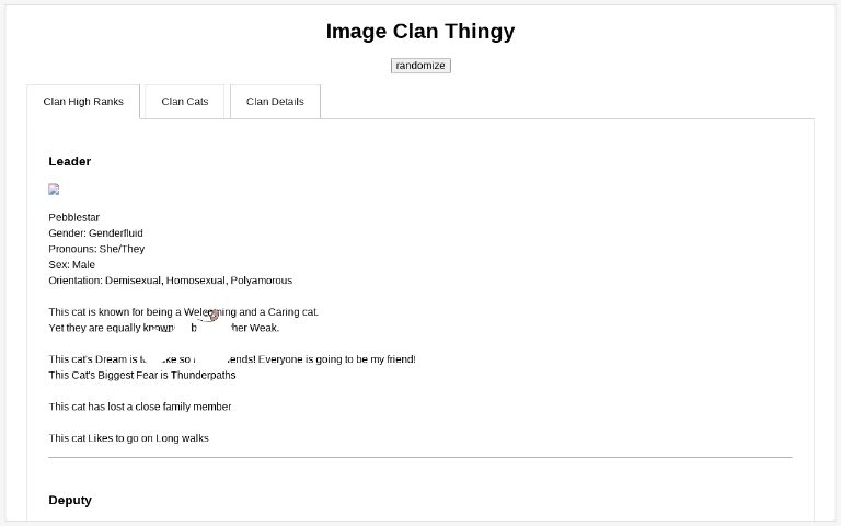 Image Clan Thingy ― Perchance Generator