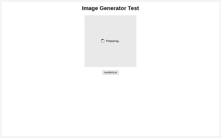 image-generator-test