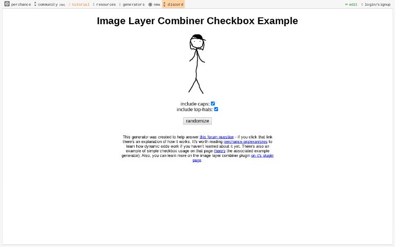 Image Layer Combiner Checkbox Example ― Perchance Generator