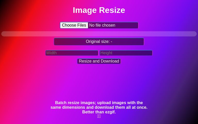 Image Resize ― Perchance Generator