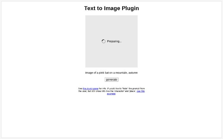 Text to Image Plugin