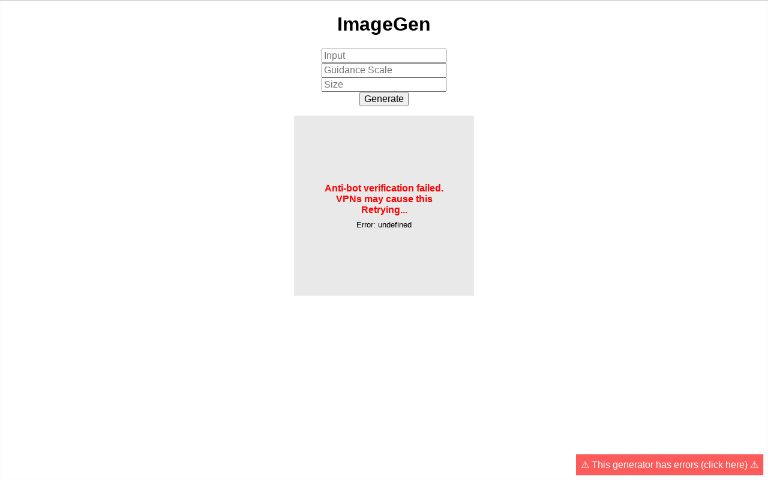 ImageGen ― Perchance Generator