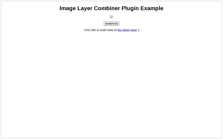 Image Layer Combiner Plugin Example