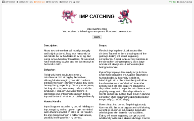 IMP CATCHING ― Perchance Generator