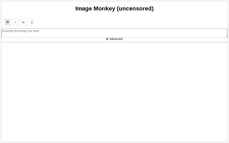 Image Monkey (uncensored) ― Perchance Generator