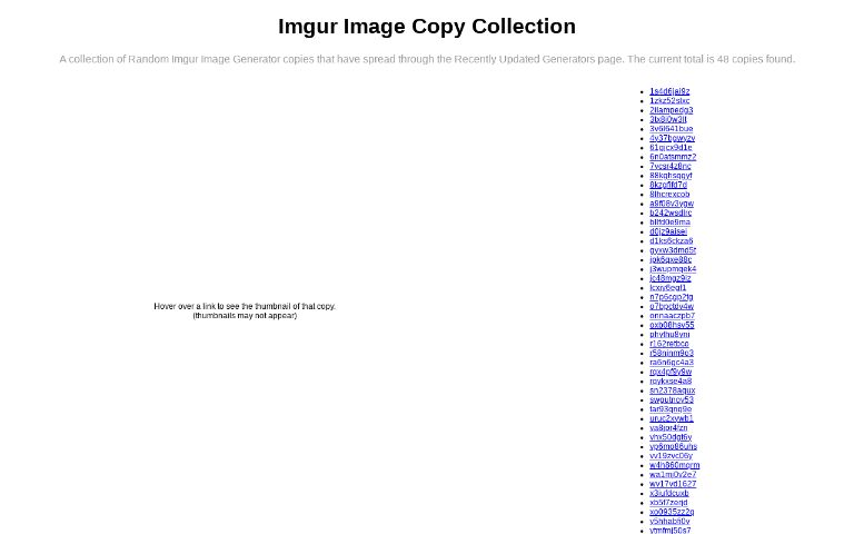 Imgur Image Copy Collection ― Perchance Generator