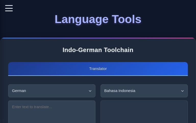 Language Tools ― Perchance Generator